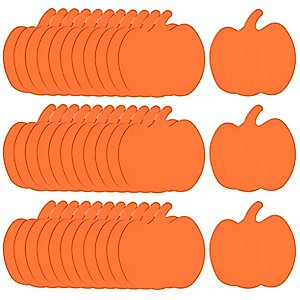 50pcs Foam Halloween Pumpkins Halloween Crafts Kit Foam DIY Pumpkin Decorating Pumpkin Shaped Foam Large Halloween Foam Pumpkin Craft Kit for Halloween Kids DIY Crafts Party Decorations,6inch