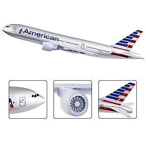 Busyflies Model Airplane 1:400 Scale Die-cast Planes Model Alloy American Airlines B777 Metal Aircraft Model Plane Model for Birthday Gifts