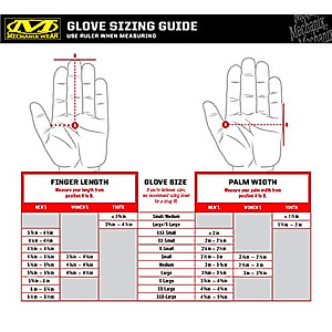 Mechanix Wear: Utility Work Gloves with Secure Fit, Touchscreen Capable, High Dexterity, Synthetic Leather Glove for Multi-purpose Use, Work Gloves for Men, Black (Black, X-Large)