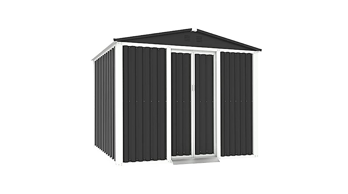 Betterland 6X8 FT Steel Outdoor Storage Shed