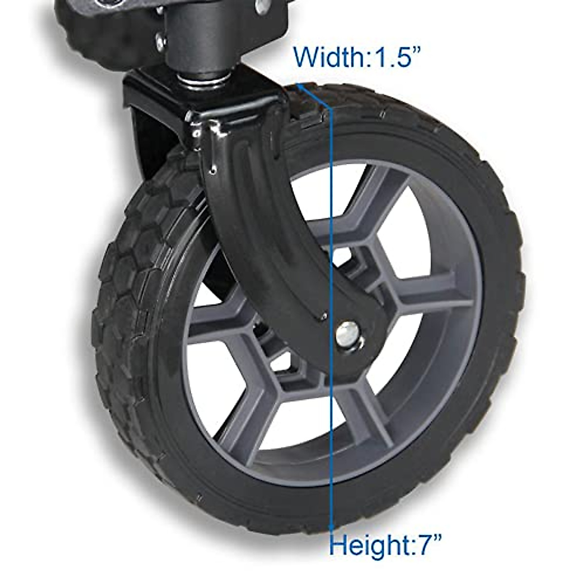 Maxwell Outdoors Collapsible Folding Outdoor Utility Cart Camping Wagon with Spacious Storage Volume and More Silence Wheels, Green