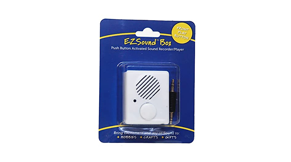 EZSound Box Voice Recorder for Crafts & Gifts | 200Sec High-Quality Audio