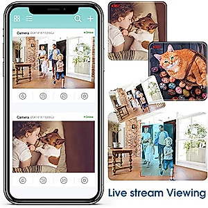 Hidden Camera Smoke Detector WiFi Spy Camera Hidden Cameras HD 1080P Wireless Small Nanny Cam with Night Vision and Motion Detection for Home Surveillance Security Cameras Indoor Wireless