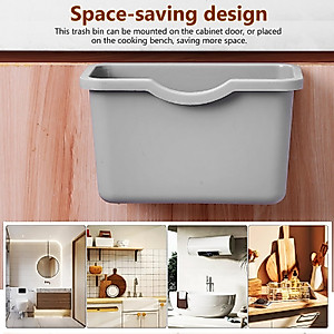 EXCEART Rv Kitchen Trash Can Kitchen Garbage Bin Trash Container Kitchen Compost Bucket Small Hanging Trash Can Under Sink Garbage Can Kitchen Garbage Bucket Cabinet Door Waste Bin Plastic