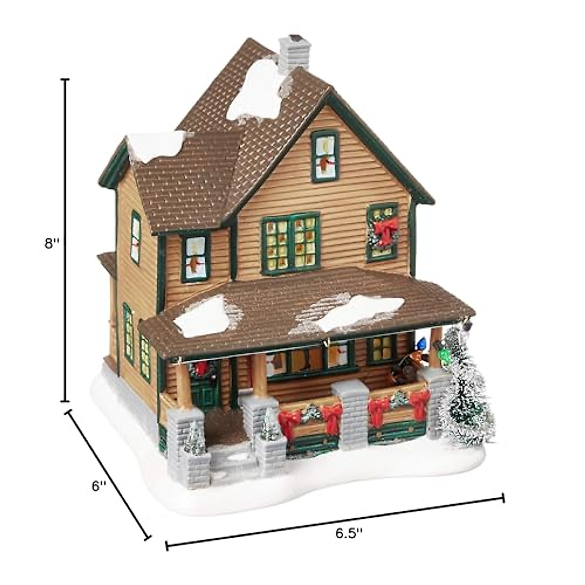 Department 56 Christmas Story Village Ralphies House Lit Building, 7.24 Inch, Multicolor
