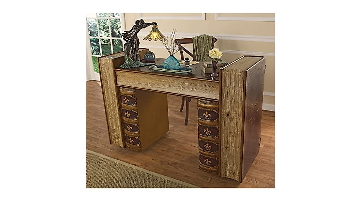Design Toscano Literary Volumes Writing Desk - Stylish & Unique