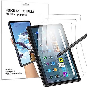 XLDK 3 Pack Writable Screen Protector for Amazon Fire Max 11 2023 Face ID & Stylus Pen Compatible, Writing & Drawing Like on Paper (3 Pack Writable)
