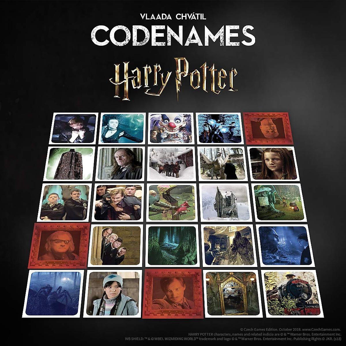 CODENAMES: Board Game , Based on Harry Potter Films , Officially Licensed Merchandise
