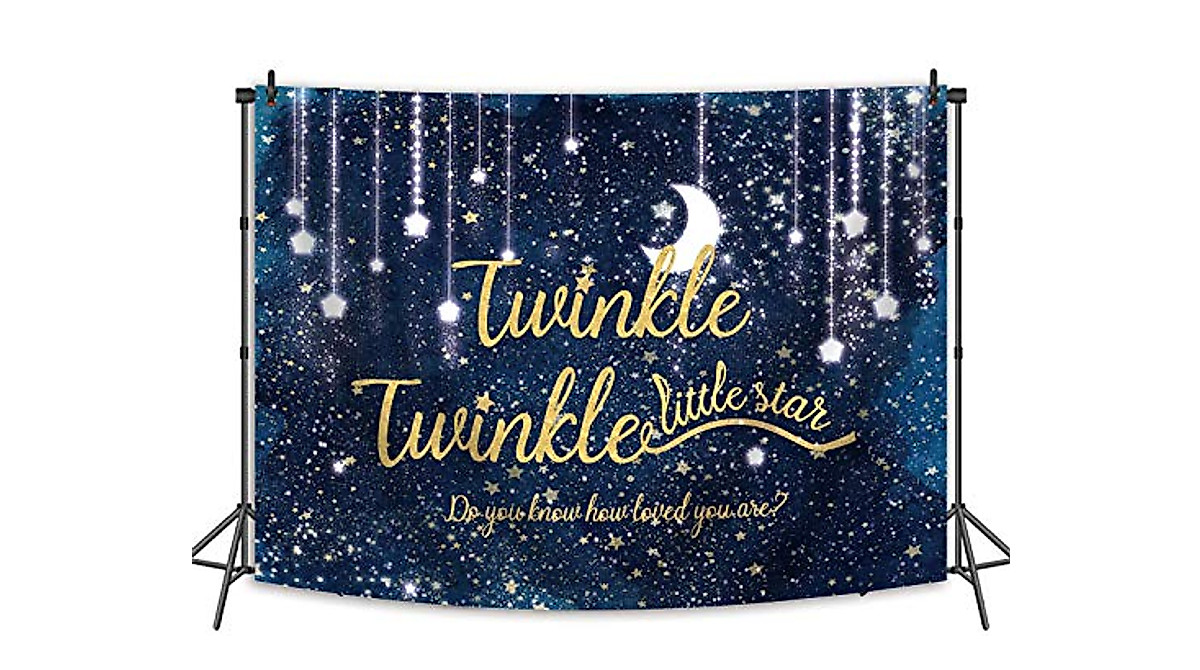 Twinkle Twinkle Little Star Backdrop for Kids Parties & Photo Shoots