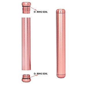 Yannabis Aluminum Metal Tube, Airtight, Lightweight,Holder Travel Storage 4.3inch, 2 Pack Pink for Travel