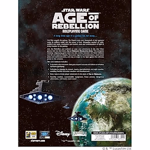 EDGE Studio Star Wars Age of Rebellion Core Rulebook | Roleplaying Game | Strategy Game | Adventure Game for Adults and Kids | Ages 14+ | 2-8 Players | Average Playtime 1 Hour | Made