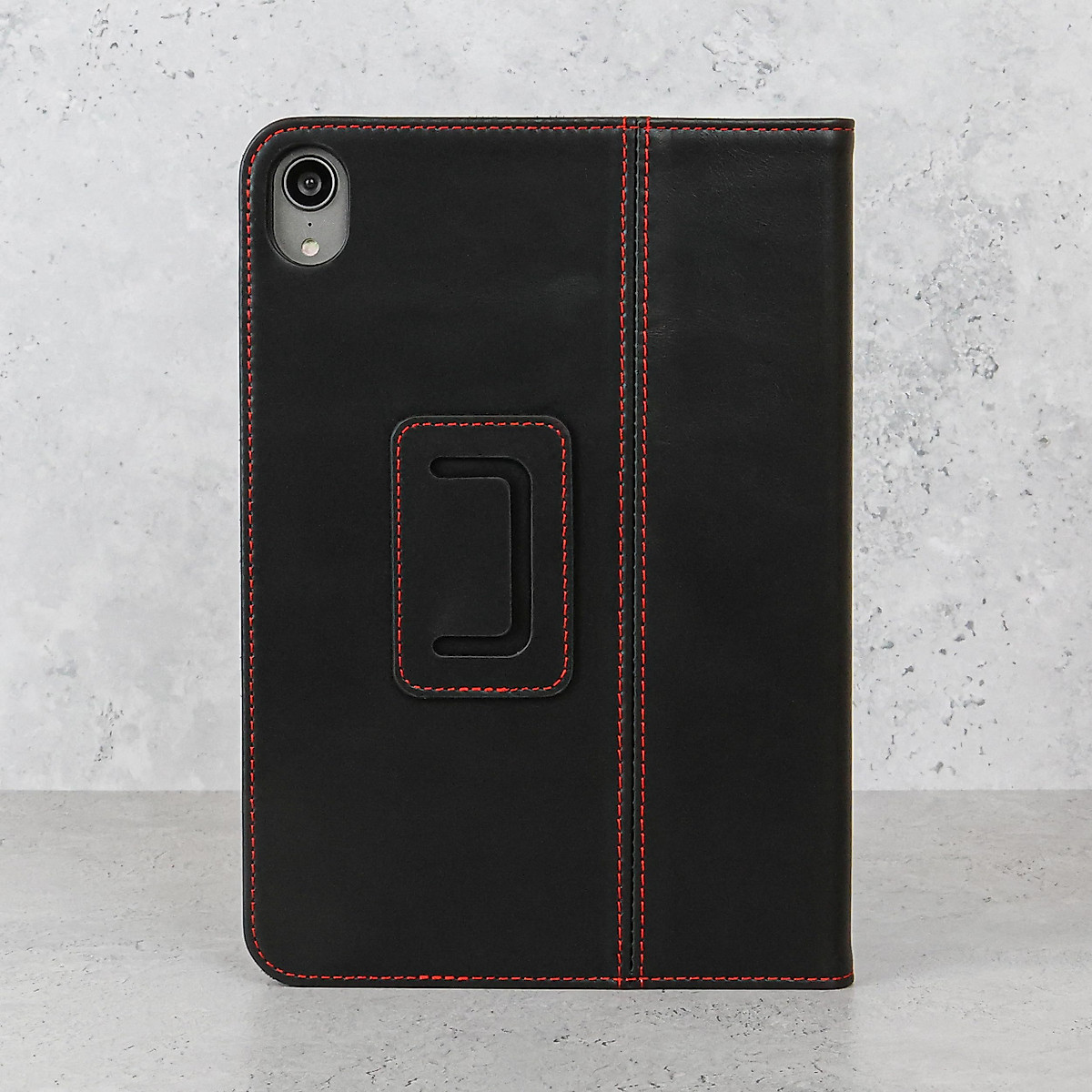 Casemade Real Leather Case Compatible with iPad Mini 7 (A17 Pro) / 6th Gen (2021) - Full-Grain Leather Cover, Auto Sleep/Wake, Dual Stand Position (Tan)