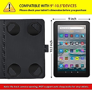 Case for TCL Tab 10 5G 10.1" 9183W (2022)/TCL TAB 10s 9080G（2021/TCL TAB 10s 9081X/TCL Tab Pro 5G Tablet 10.36 inch/TCL TAB MAX 10.4 Inch 360 Degree Rotatable Cover,Purple Rose