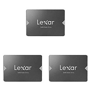 Lexar NS100 1TB 2.5” SATA III Internal SSD & NS100 512GB 2.5” SATA III Internal SSD, Solid State Drive & NS100 256GB 2.5” SATA III Internal SSD, Solid State Drive, Up to 520MB/s Read (LNS100-256RBNA)