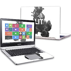 MightySkins Skin Compatible with Samsung Notebook 7 Spin 13.3" (2016) – Lit | Protective, Durable, and Unique Vinyl Decal wrap Cover | Easy to Apply, Remove, and Change Styles | Made in The USA