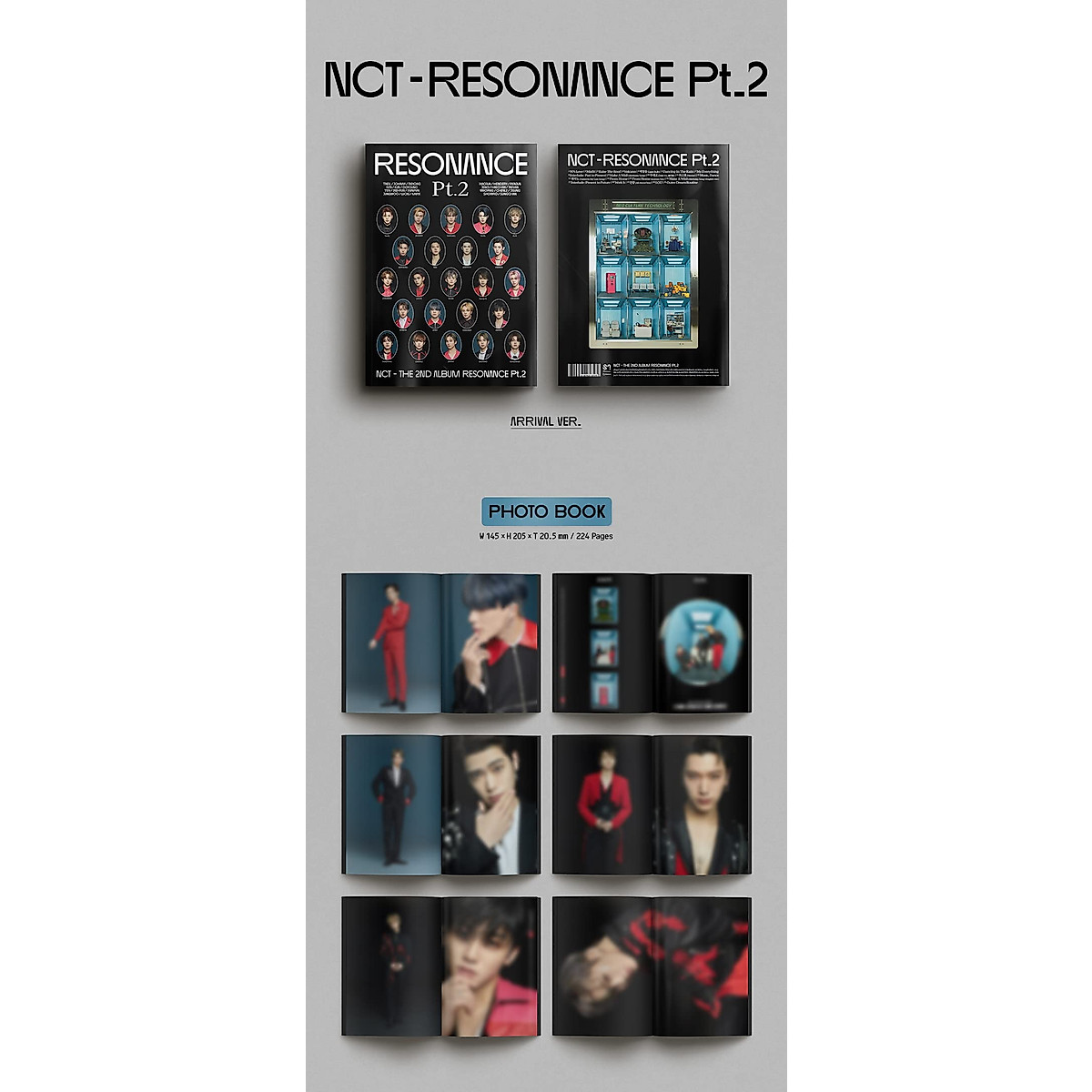 NCT - THE 2ND ALBUM RESONANCE PT.2 (Vol.2) CD ARRIVAL ver.