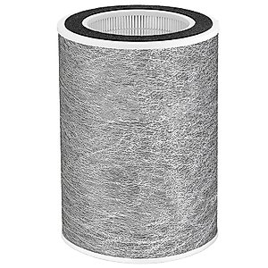 HP201 HP202 HEPA Filter Replacement Compatible with Shark HP200 Series, HP201, HP202, HP301, HP302, UA205, AP1000 3-in-1 Max HC501, HC502 Air Cleaner Purifier, Part # HE2FKBAS, HE2FKBASMB, 1 Pack