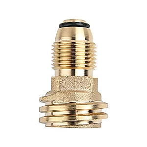 Solimeta Propane Tank Adapter, Converts POL to QCC1, Propane Hose Adapter, Propane Tank Valve