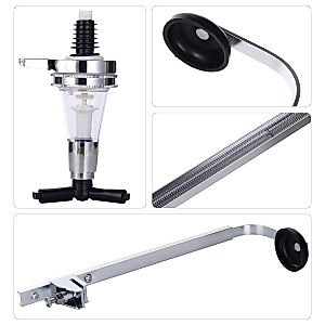 WNGDUA 1-Bottle Wall Mounted Liquor Dispenser Bar Butler Bracket Cocktail Alcohol Drink Shot Wine Holder for Home Bar Beer Pourer Liquor Drinking Beverage Bottle Whisky Dispenser