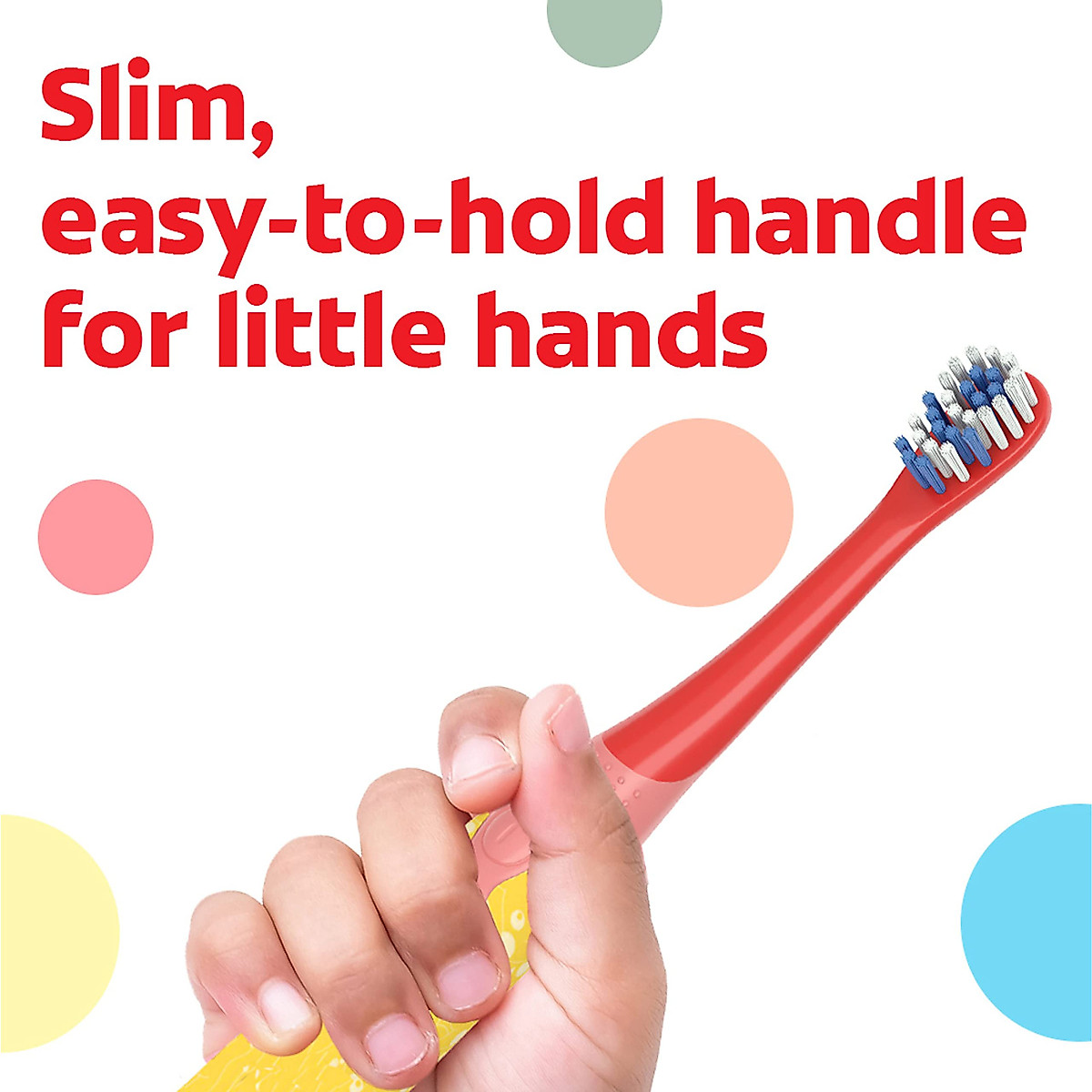 Colgate Kids Battery Powered Toothbrush, Kids Battery Toothbrush with Included AA Battery, Extra Soft Bristles, Flat-Laying Handle to Prevent Rolling, Pokemon Toothbrush, 1 Pack (Style May Vary)