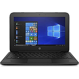 HP Stream Laptop PC 11.6" Intel N4000 4GB DDR4 SDRAM 32GB eMMC Includes Office 365 Personal for One Year, Jet Black