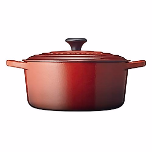 Le Creuset Enameled Cast Iron Signature Round Dutch Oven, 4.5 qt., Cerise