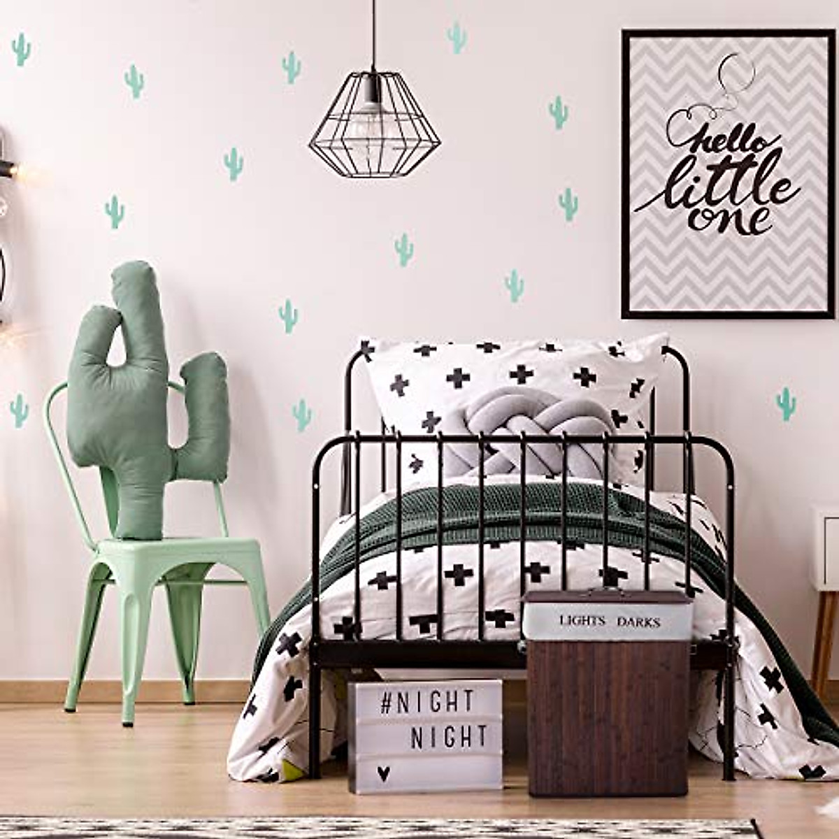 Casart Bamboo Hamper Laundry Basket Folding Double Rectangle Washing Cloth Storage Bag Lid (brown, rectangle)