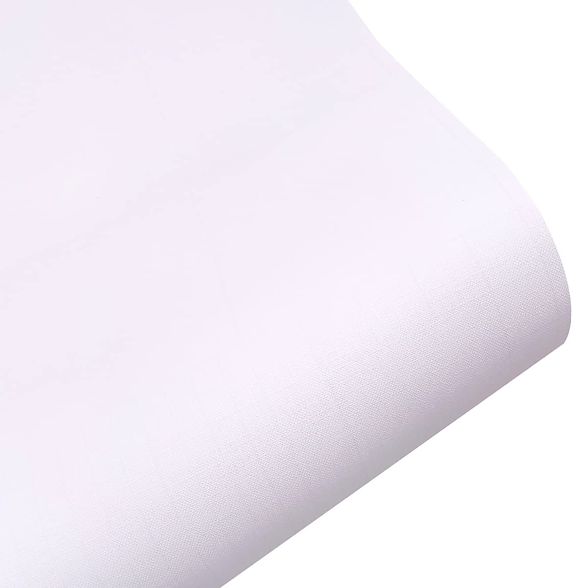 Yifasy Shelf Liner White Self-Adhesive Solid Color Drawer Cabinet Paper Line Workspace Organizers 118x17.7 Inch