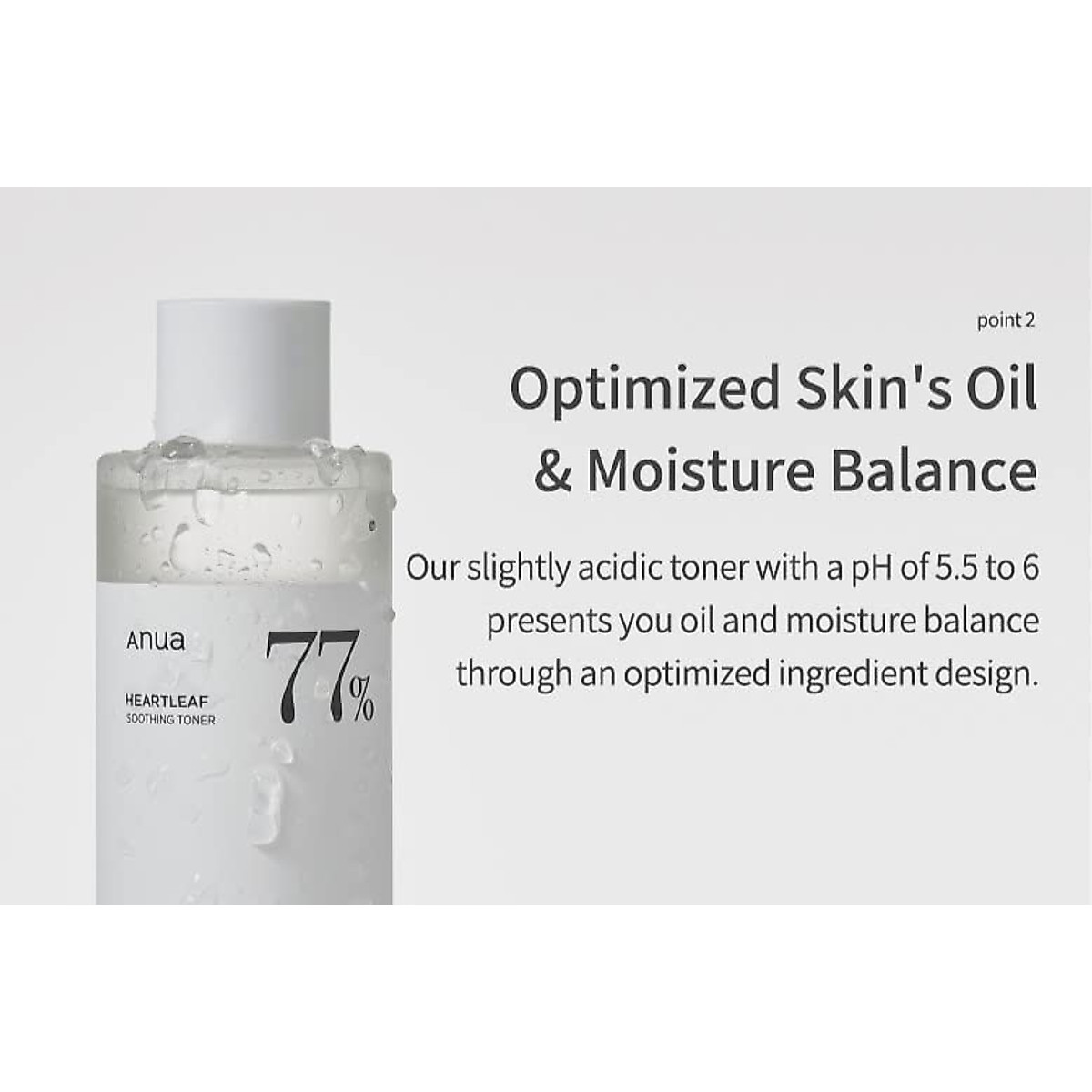 Anua Heartleaf 77% Soothing Toner I pH 5.5 Skin Trouble Care, Calming Skin, Refreshing, Hydrating, Purifying, Cruelty Free, Vegan for Sensitive, Combination (250ml / 8.45 fl.oz.), Korean Skincare