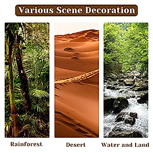 Hamiledyi Reptile Resin Hide Cave Lizard Simulated Rock Hides Bearded Dragon Habitat Hideout Decor for Snake Gecko Turtle Hermit Crab Chameleon Shelter Decoration (M)