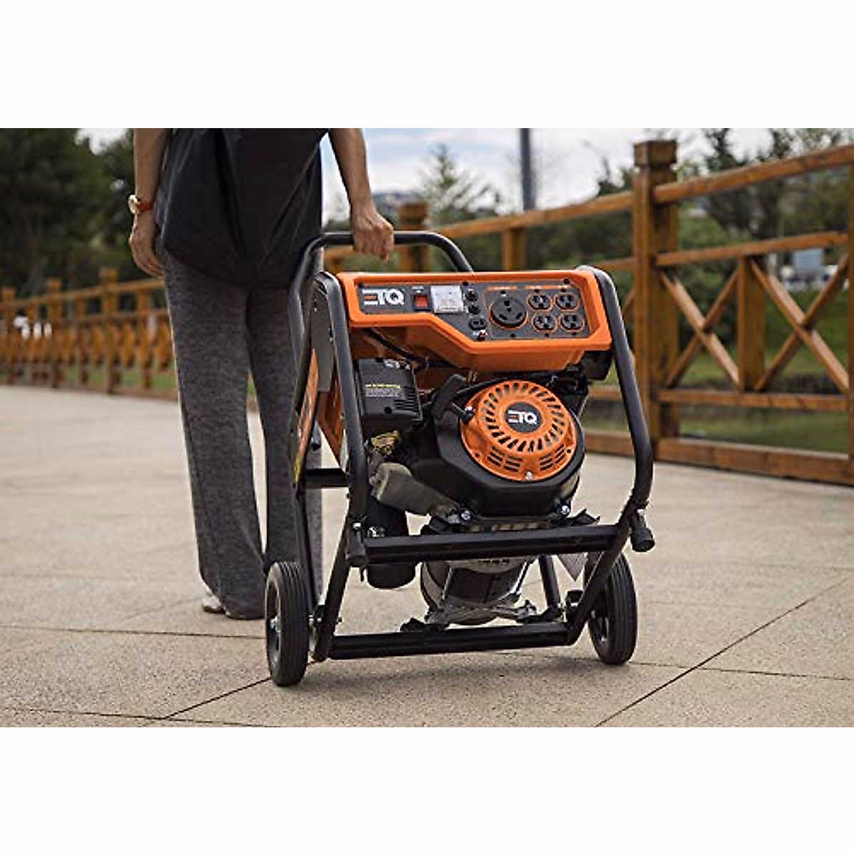 ETQ Tough Quality 2000/3600Watt Portable Generator - Extremely Quiet - CARB Compliant (3600W dual fuel)