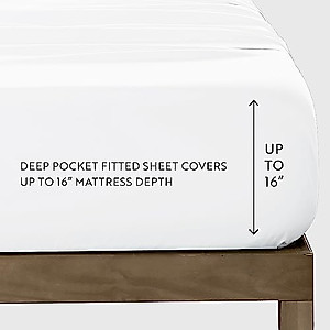 Linen Market Bed Sheets for Queen Size Bed (Navy) - Sleep Better Than Ever with These Soft and Cooling Queen Sheets - Deep Pocket Fits 16" Thick Beds - 4 Piece Queen Sheet Set