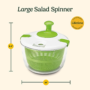 Cuisinart CTG-00-SAS 5-Quart Salad Spinner, White