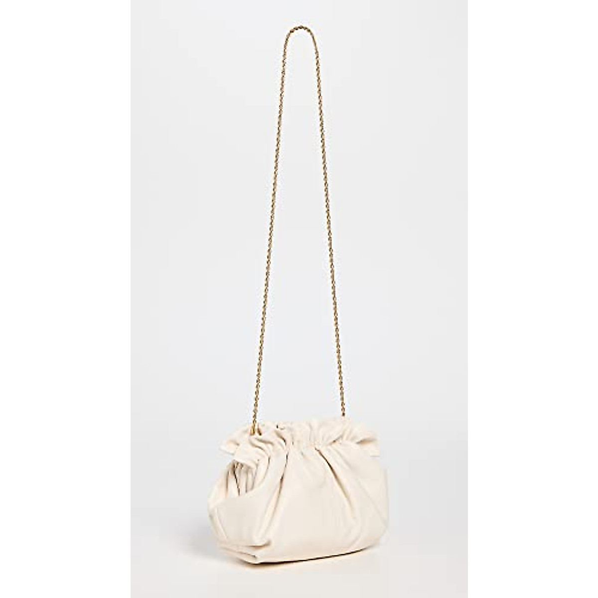 Loeffler Randall Women's Willa Mini Cinch Clutch, Cream, Off White, One Size