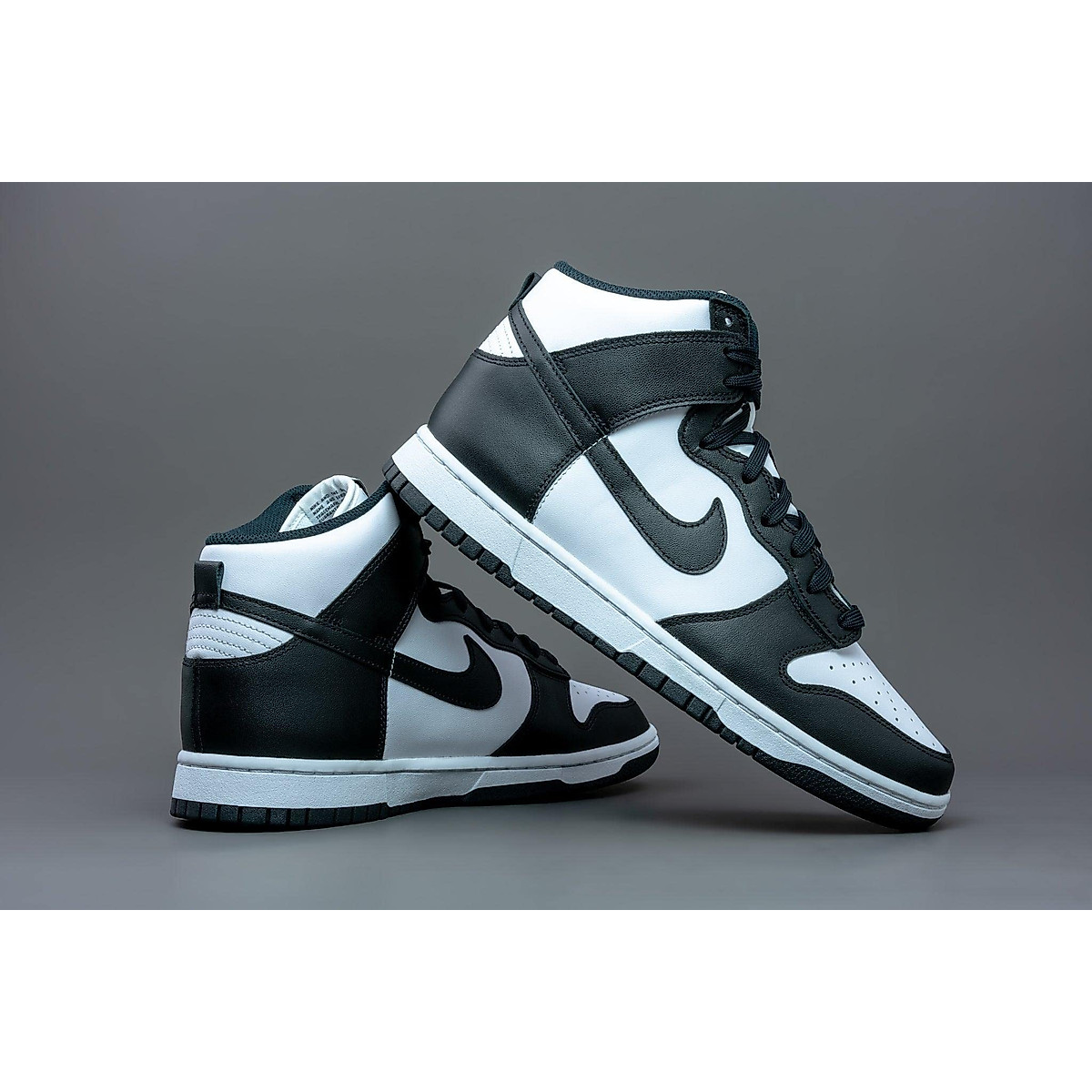 Nike Mens Dunk HI Retro DD1399 105 Black/White - Size 11