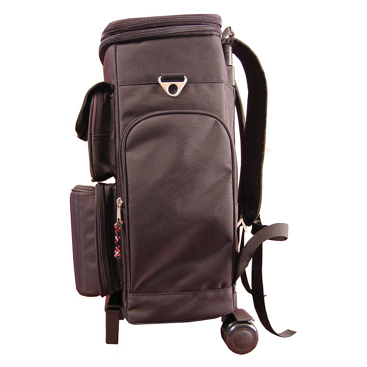 Gator Cases Lightweight Rolling Backpack Case with Pull Handle; Fits 25-Note Micro Controllers and Laptop (GK-LT25W)