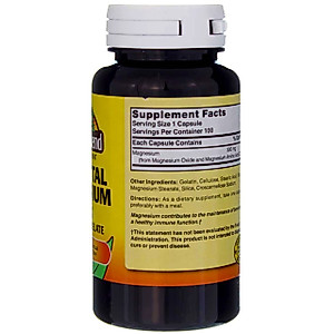 Nature's Blend Elemental Magnesium Amino Acid Chelate 300 mg, 100 Count