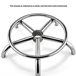 Rolling Stool with Wheels 400lbs Weight Capacity,360 Swivel Heavy Duty Esthetician Stool Adjustable for Tatoo Lab Massage Salon Spa Drafting Nail Teach Black