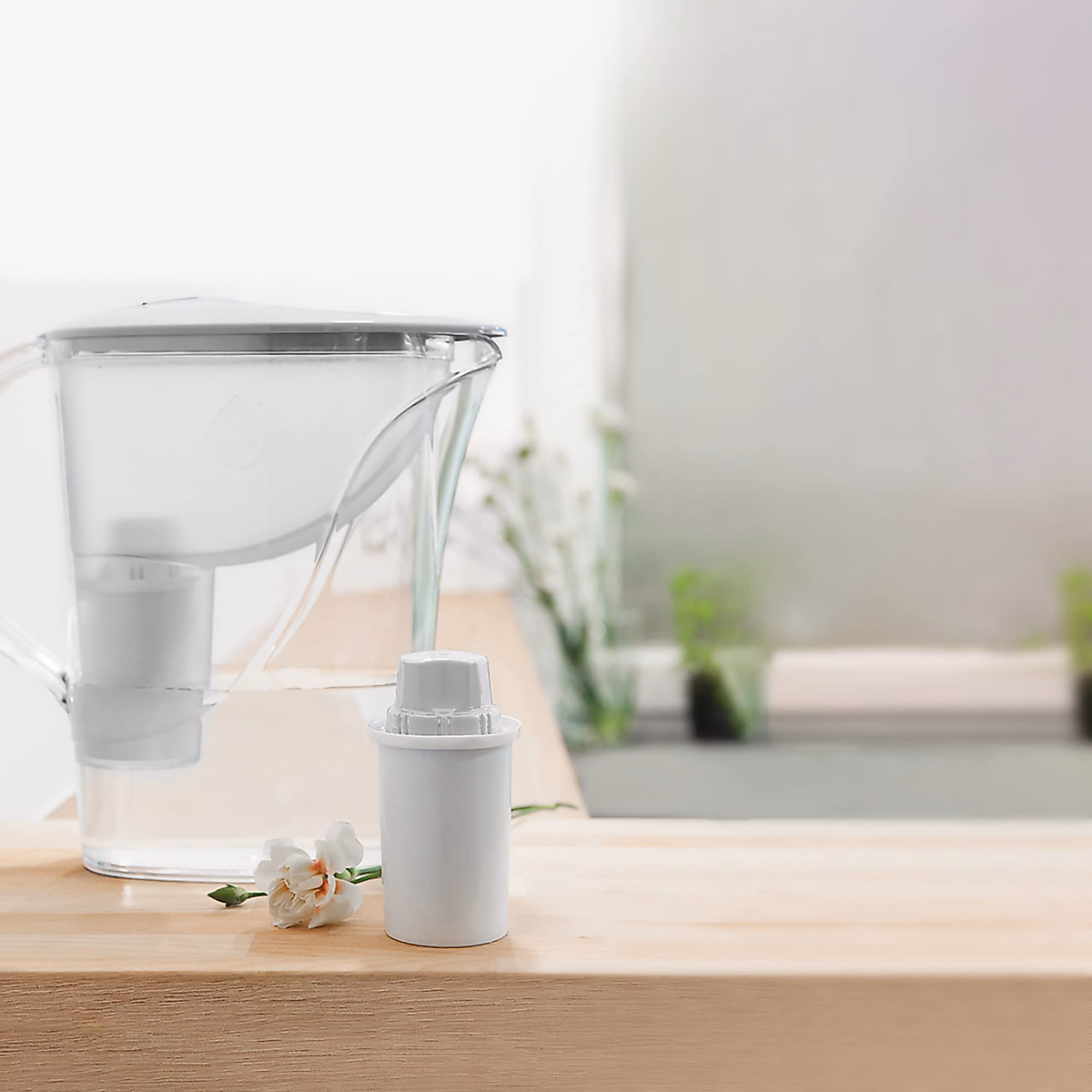 DAFI Standard Water Filter Replacement 3-Pack compatible with Brita Classic | Last up to 135 days | Fresh Drinking Water, Waterdrip Filter for Tap water, Water Purifier Pitcher | BPA-Free