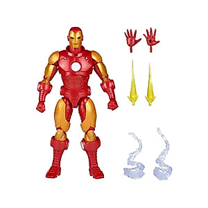 Marvel Legends Series Iron Man Model 70 Comics Armor Action Figure 6-inch Collectible Toy,4 Accessories