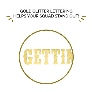 POP FIZZ DESIGNS Nashville Bachelorette Party Sashes | 7 Pack | Includes 1 Bride Sash “Getting Hitched” | 6 Funny Bride Tribe Sashes for Bridal Party