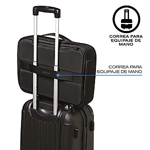 XDDesign P705.571 Bobby Bizz Anti Theft Compact Travel Laptop Backpack and Briefcase with USB Port, Integrated Lock, and Hidden Compartments, Black