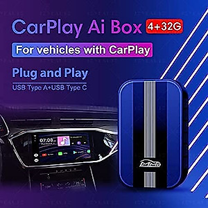 Smart World Company MMB 9.0 Android OS Video Streaming Adapter for Carplay and Android Auto Media interfaces enables app Download Music Video Navigation USB Type-C