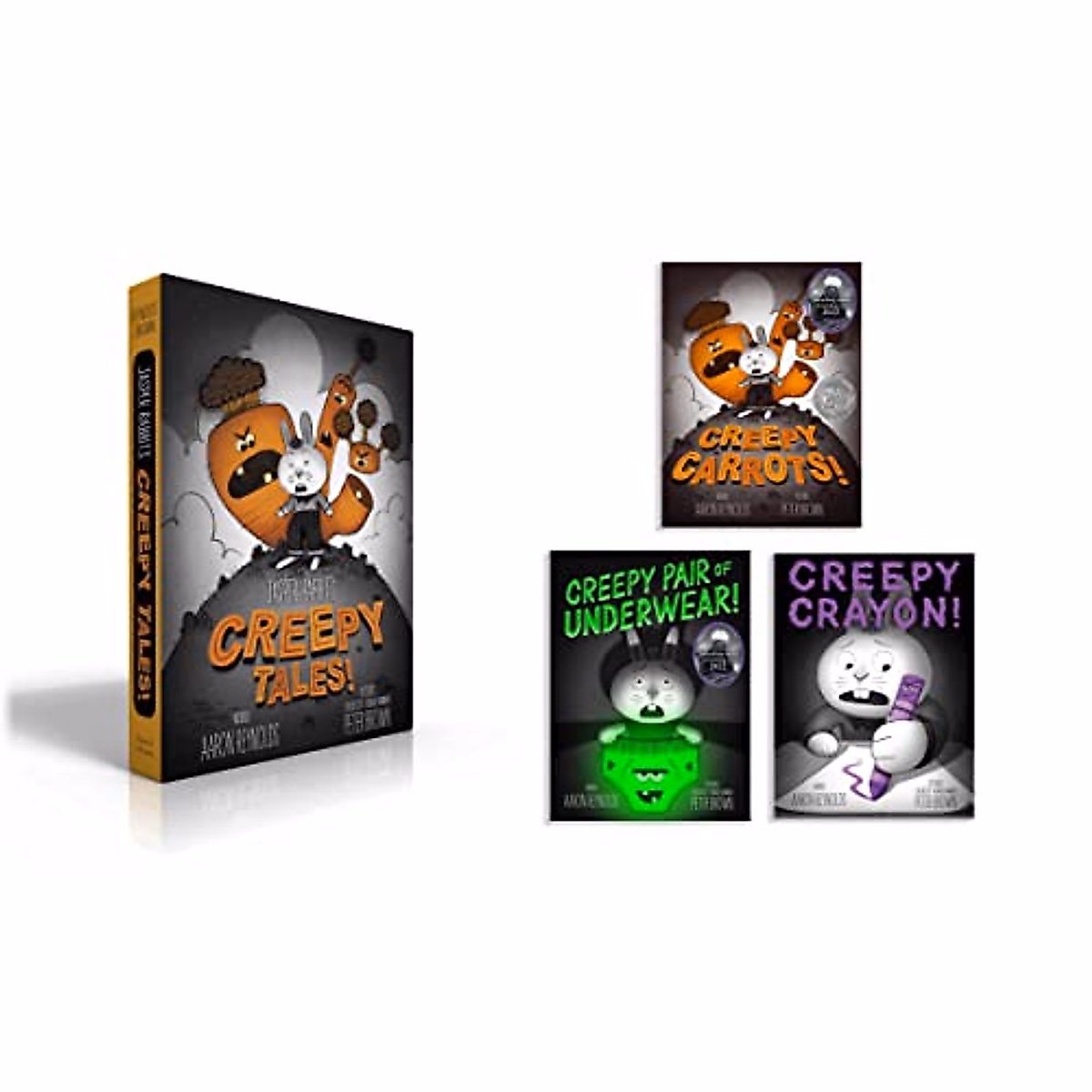 Jasper Rabbit's Creepy Tales! (Boxed Set): Creepy Carrots!; Creepy Pair of Underwear!; Creepy Crayon!