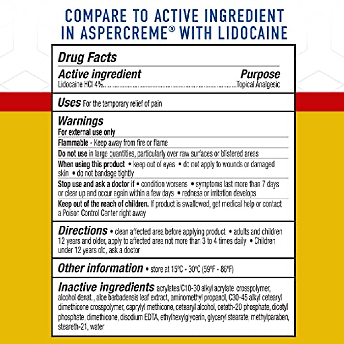 DCH Labs Maximum Strength Pain Relief Roll-on, 4% Lidocaine, Numbs Pain Away, Nerve Pain, 2.5oz (3 pack)