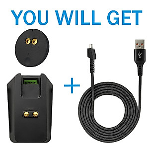 Upgraded Charging Dock with RGB Indicator Compatible with Logitech G502 X Lightspeed G Pro x Superlight Wireless Gaming Mouse,4.9Ft USB Charger Cable Stand fits for Logitech G502/G703/G903 X Game Mice