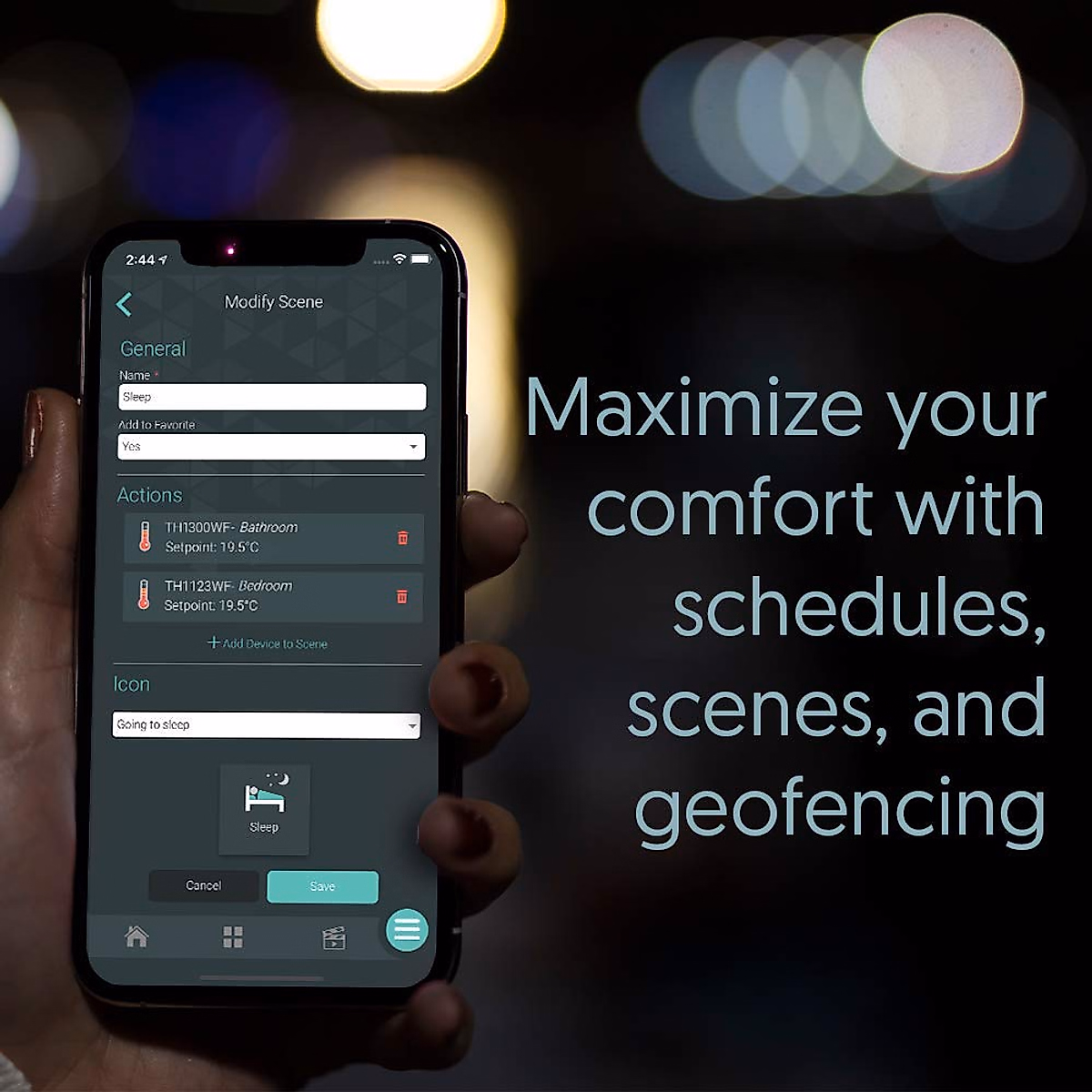 Sinopé Smart Low Voltage Thermostat TH1400WF (Compatible with Amazon Alexa) 24 V – Wi-Fi