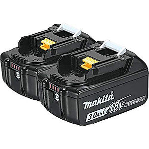 Makita BL1830B-2 18V LXT 3 Ah Lithium-Ion Battery (2-Pack)