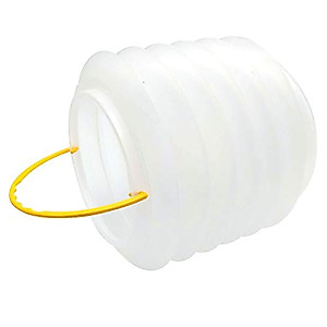 GARASANI Portable Transparent Plastic Drawing Wash Brush Water Barrel Telescopic for Acrylic Oil Watercolor Painting Bucket