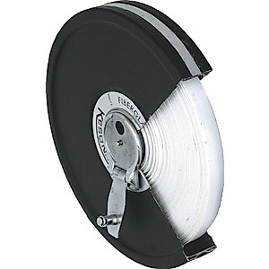 Keson MC18M50 Closed Metal Housing Fiberglass Measuring Tape (Graduations: ft., in., 1/8 & m, cm, 2mm), 15M/50-Foot